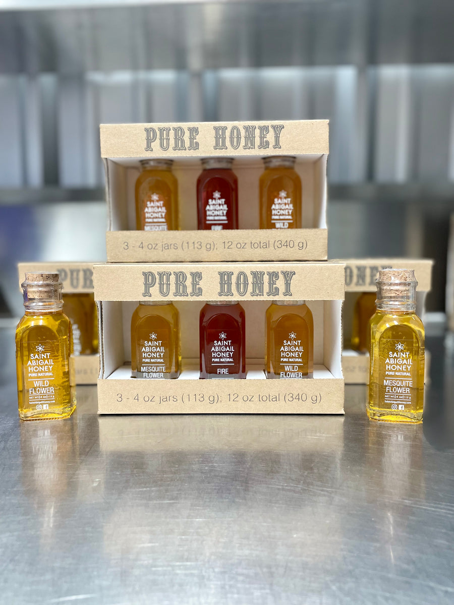 4 oz. Muth Jar Gift Set – Saint Abigail Honey